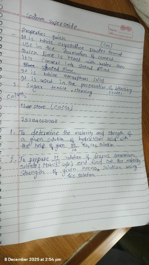 To determine the molarity and strength of a given solution of hydrochlori..