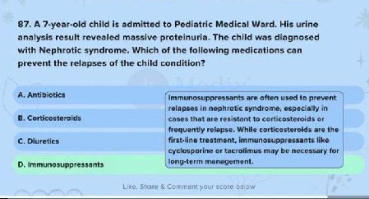 A 7-year-old child is admitted to Pediatric Medical Ward. His urine analy..