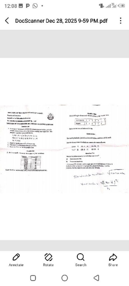UNIVERSITY OF TECHNOLOGY AND ARTS OF RWANDA Faculty of Education Departme..
