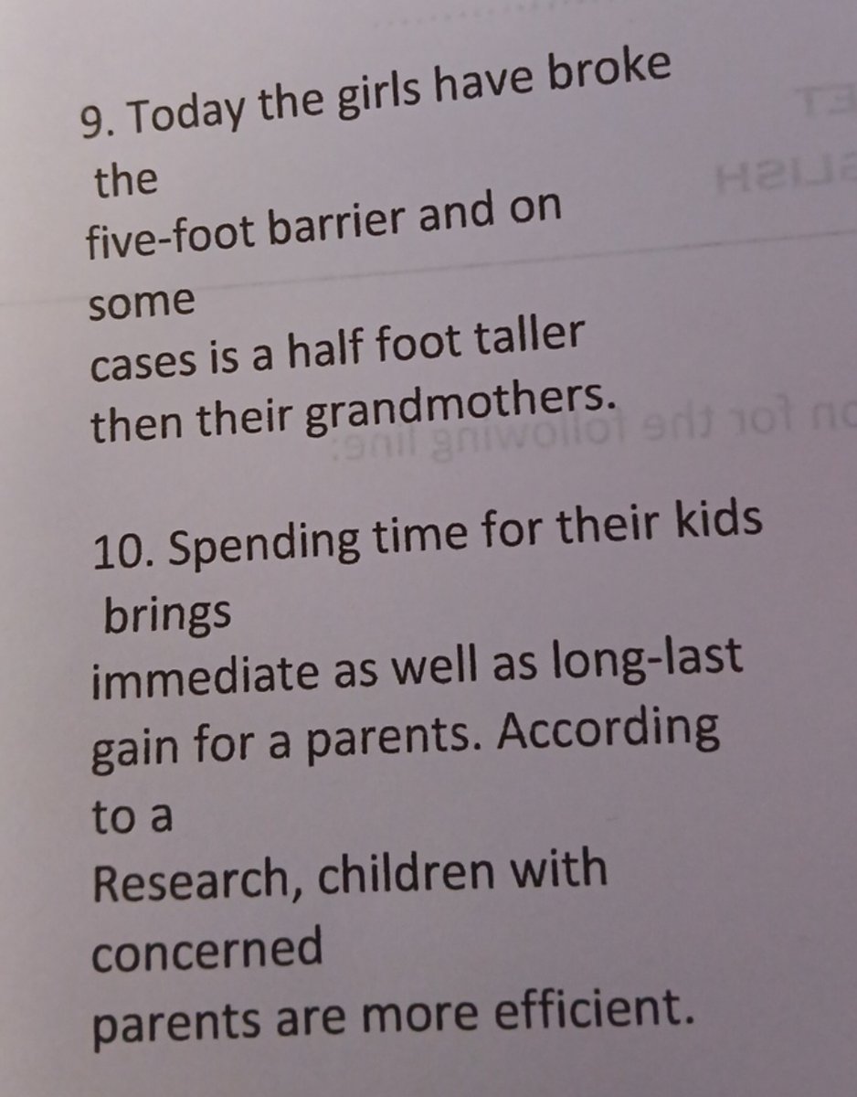 Today the girls have broke the five-foot barrier and on some cases is a h..