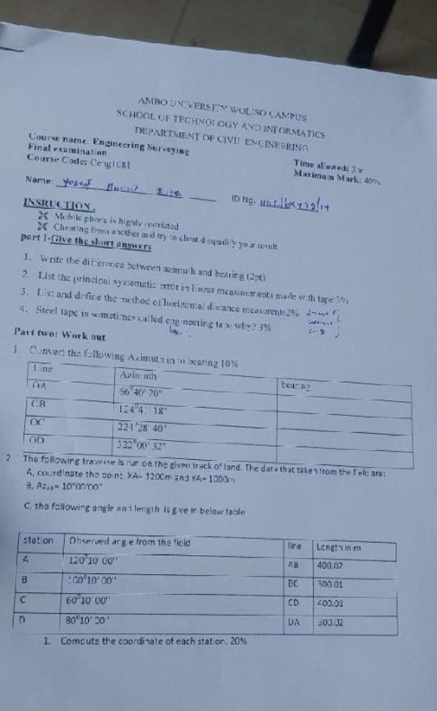 AMBO UNIVERSITY WOLISO CAMPUS SCHOOL OF TECHNOLOGY AND INFORMATICS DEPART..