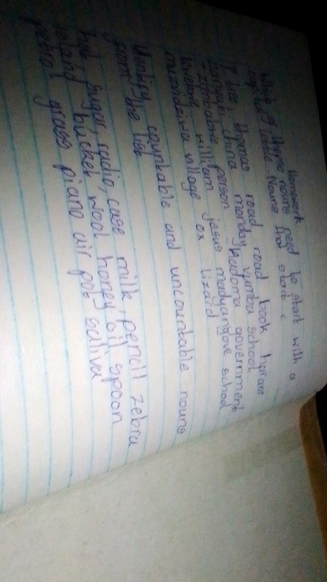 Homework Rewrite these nouns, that start with a capital letter, as commo..