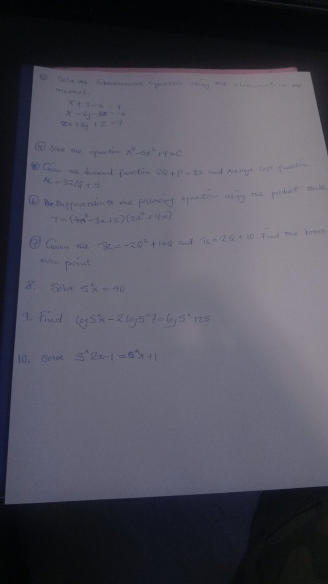 Solve the simultaneous equation using the elimination method: X + Y