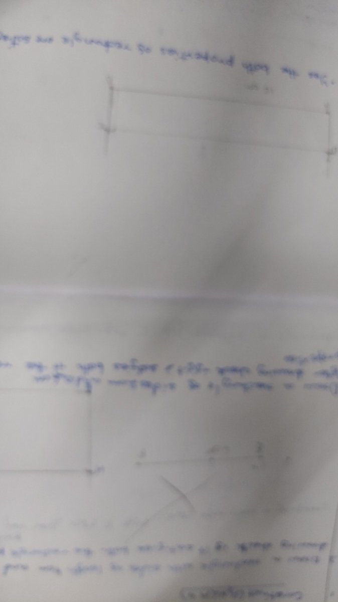Draw a rectangle whose adjacent sides are 4 cm and 5 cm. Write the proper..