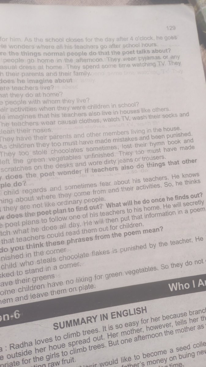 Here are some questions based on the provided text: What are the things
