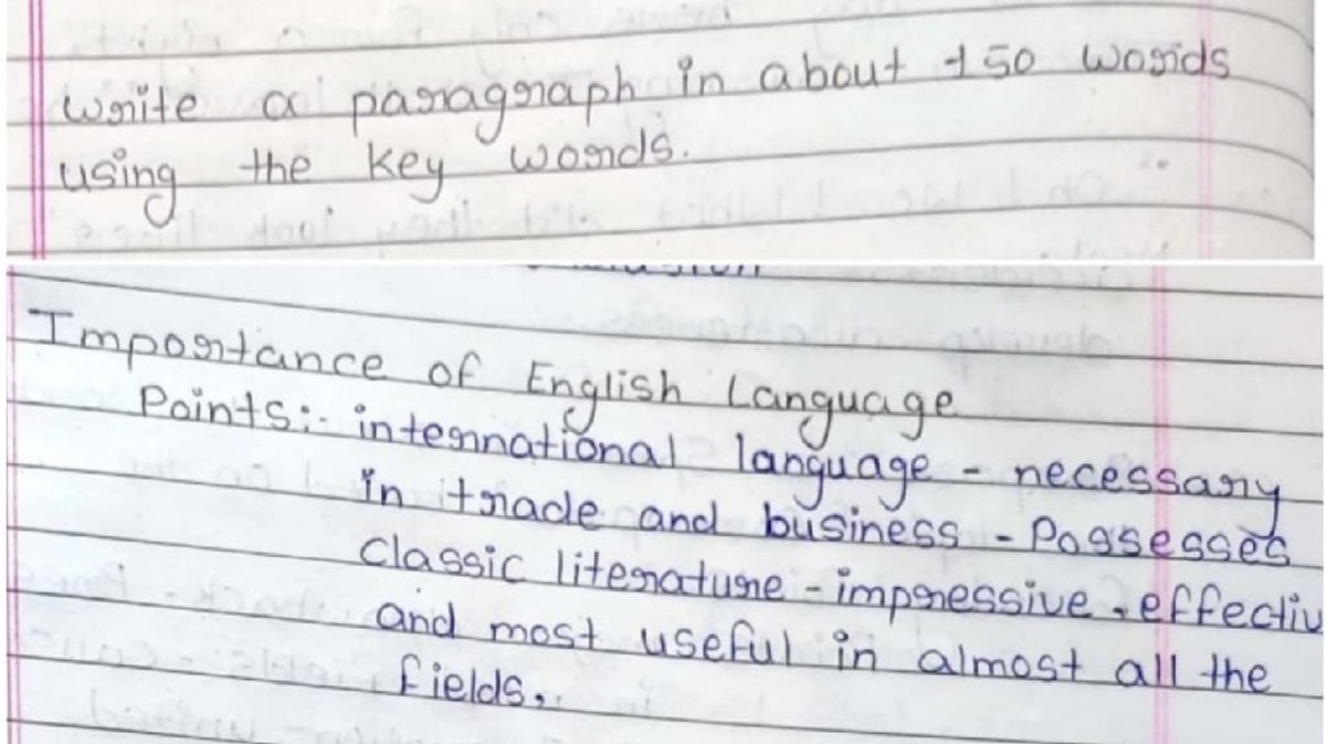 Write a paragraph in about 150 words using the key words provided: Topic..