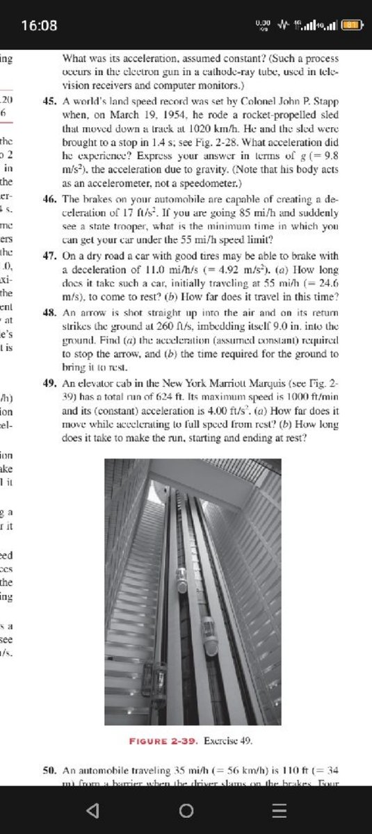 A world's land speed record was set by Colonel John P. Stapp when, on Mar..