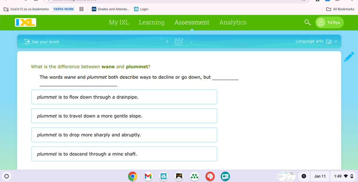 What is the difference between wane and plummet? The words wane and plum..