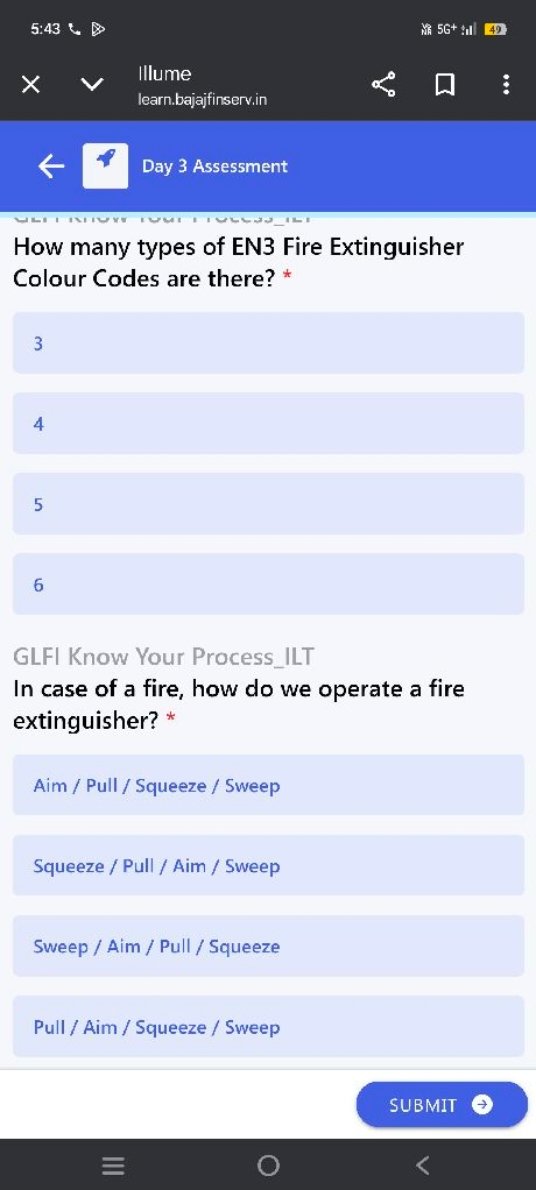 How many types of EN3 Fire Extinguisher Colour Codes are there? Options:..