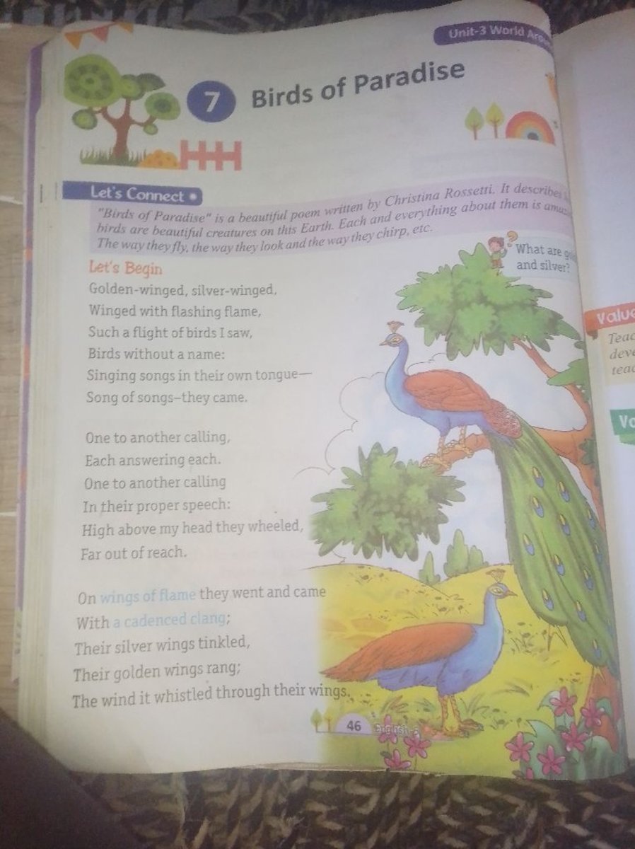 Birds of Paradise "Birds of Paradise" is a beautiful poem written by Chr..