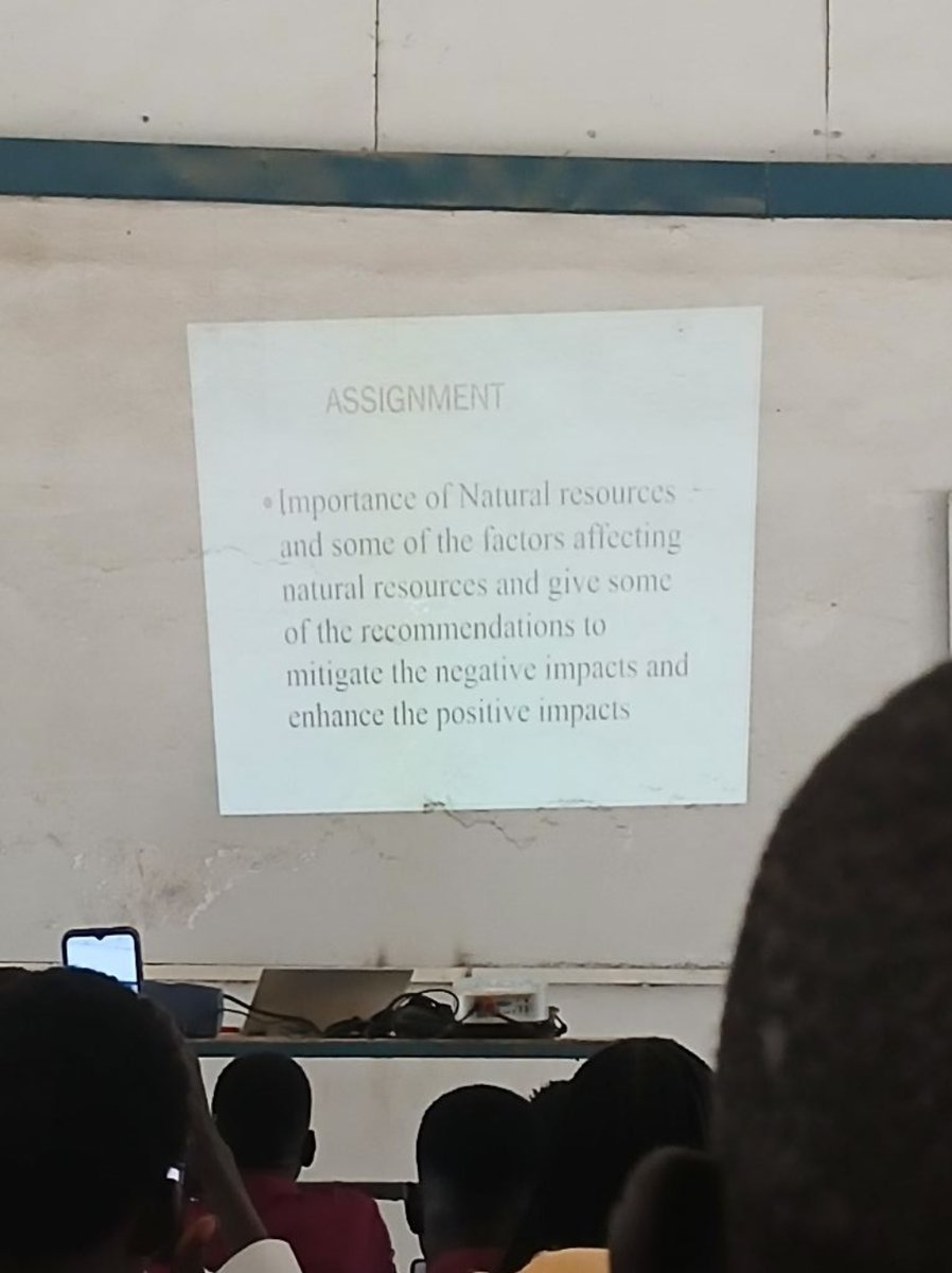 ASSIGNMENT Importance of Natural resources and some of the factors affec..