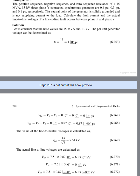 The positive sequence, negative sequence, and zero sequence reactance of