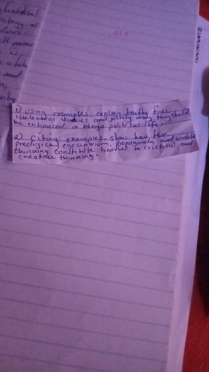 Using examples, explain briefly five intellectual virtues and justify why..