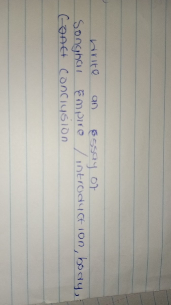 Write an essay of Songhai Empire / Introduction, body, (and) conclusion...