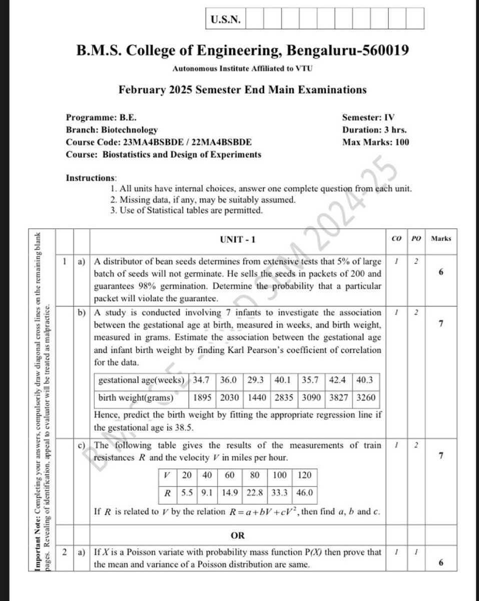B.M.S. College of Engineering, Bengaluru-560019 Autonomous Institute Affi..