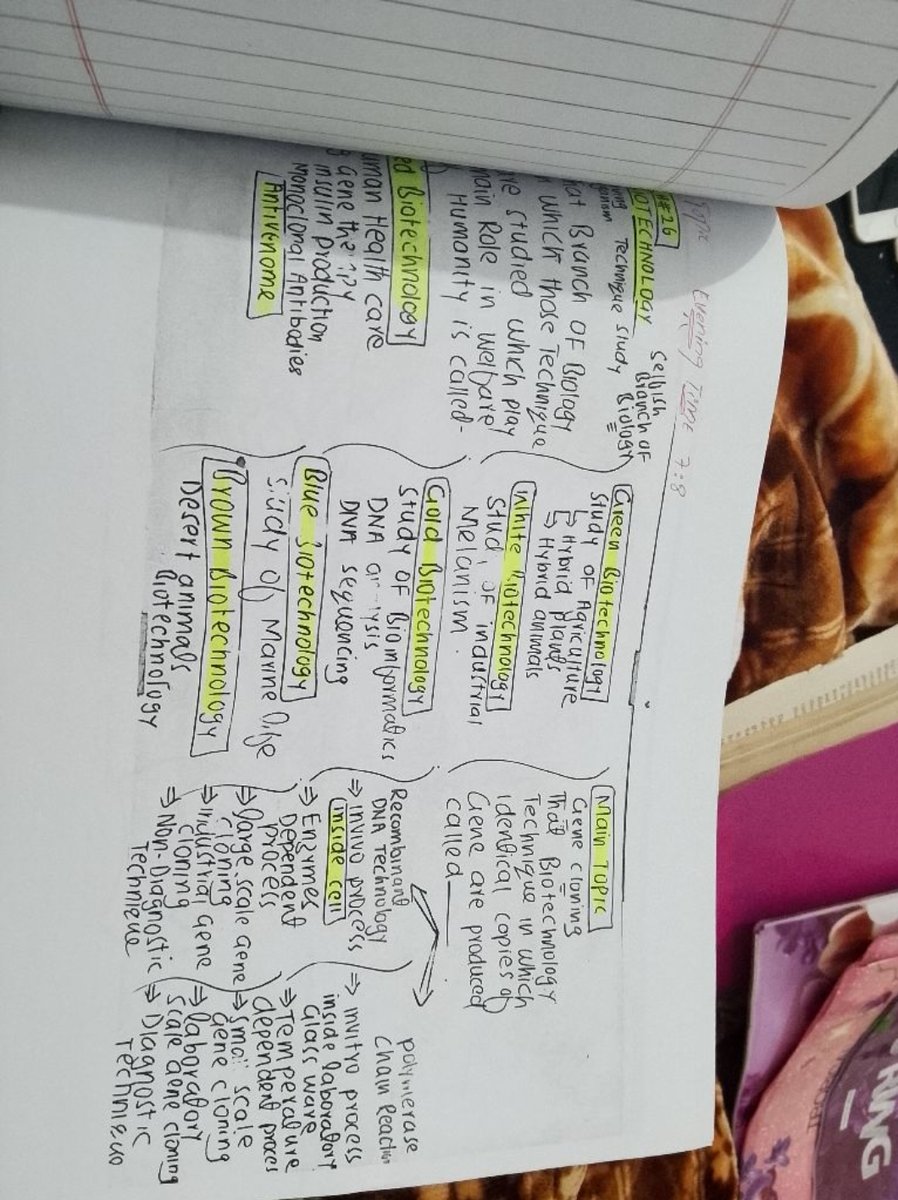 What is biotechnology and what are its different branches and application..