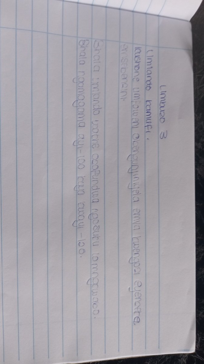 Limbuzo 3 (Umlando kamufi.) Ushone umfowenu obengunjinijela emva kwengozi..