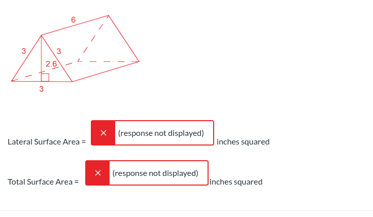 Calculate the Lateral Surface Area and Total Surface Area of the given tr..