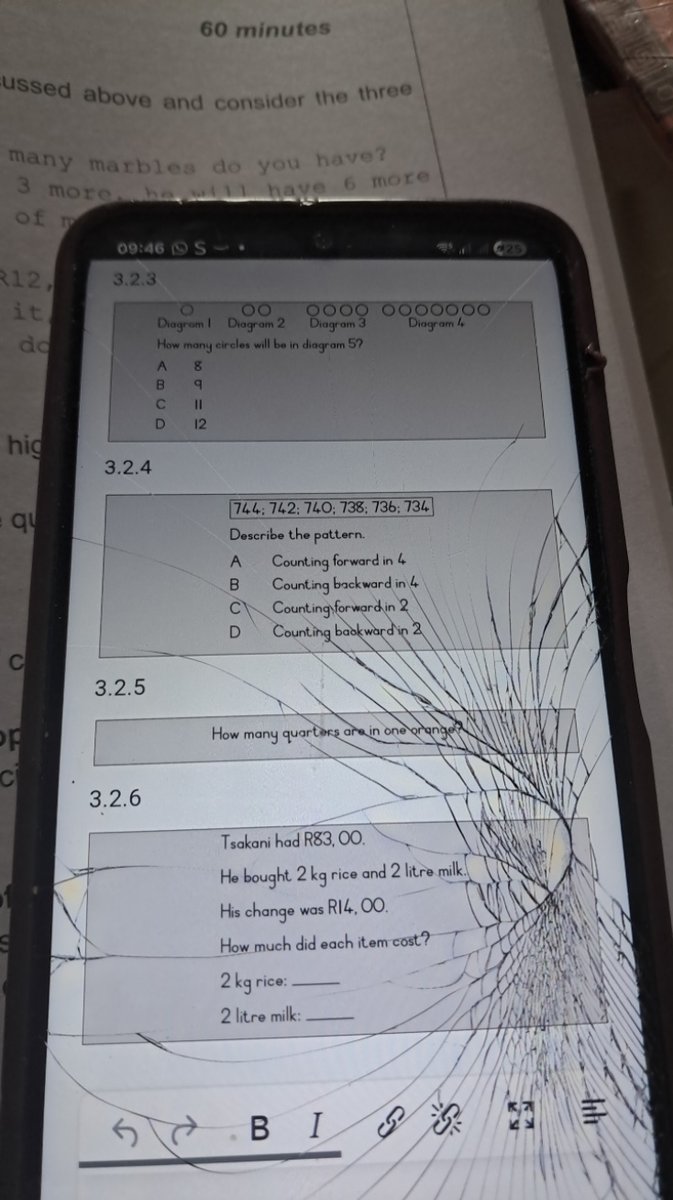 3.2.3 Diagram 1: O Diagram 2: OO Diagram 3: OOOO Diagram 4: OOOOOOOO How