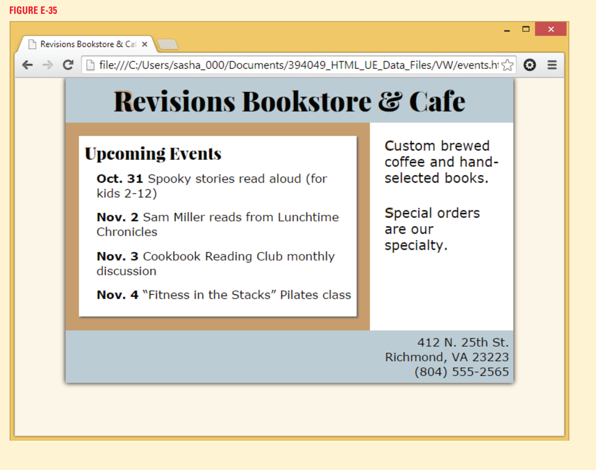 Make a style css code EXACTLY like the picture shown above. All the color..