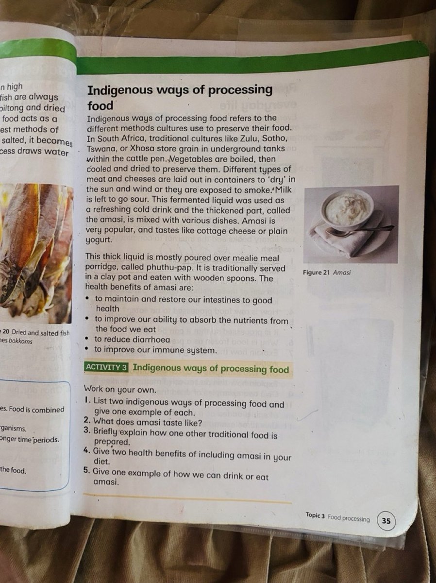 Indigenous ways of processing food Indigenous ways of processing food re..