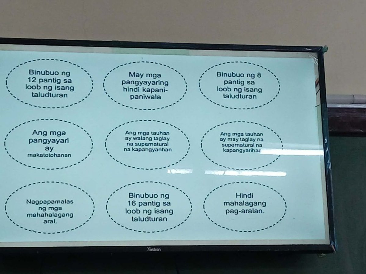 Magpili lamang ang dapat ilagay sa bubble map na kabilang sa Ibong Adarna..