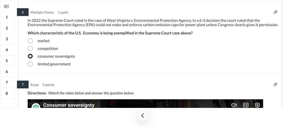 In 2022 the Supreme Court ruled in the case of West Virginia v. Environme..