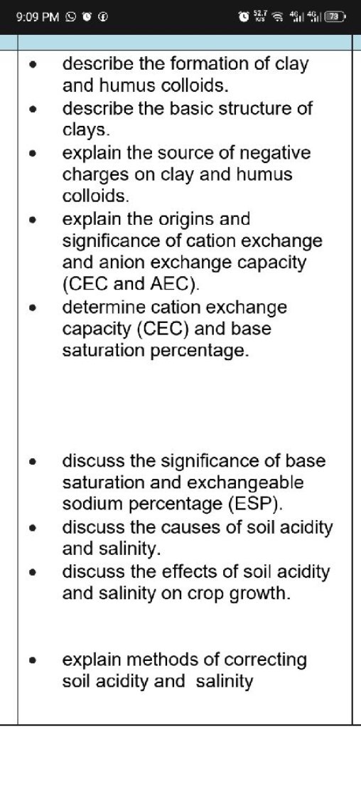 describe the formation of clay and humus colloids. describe the basic str..