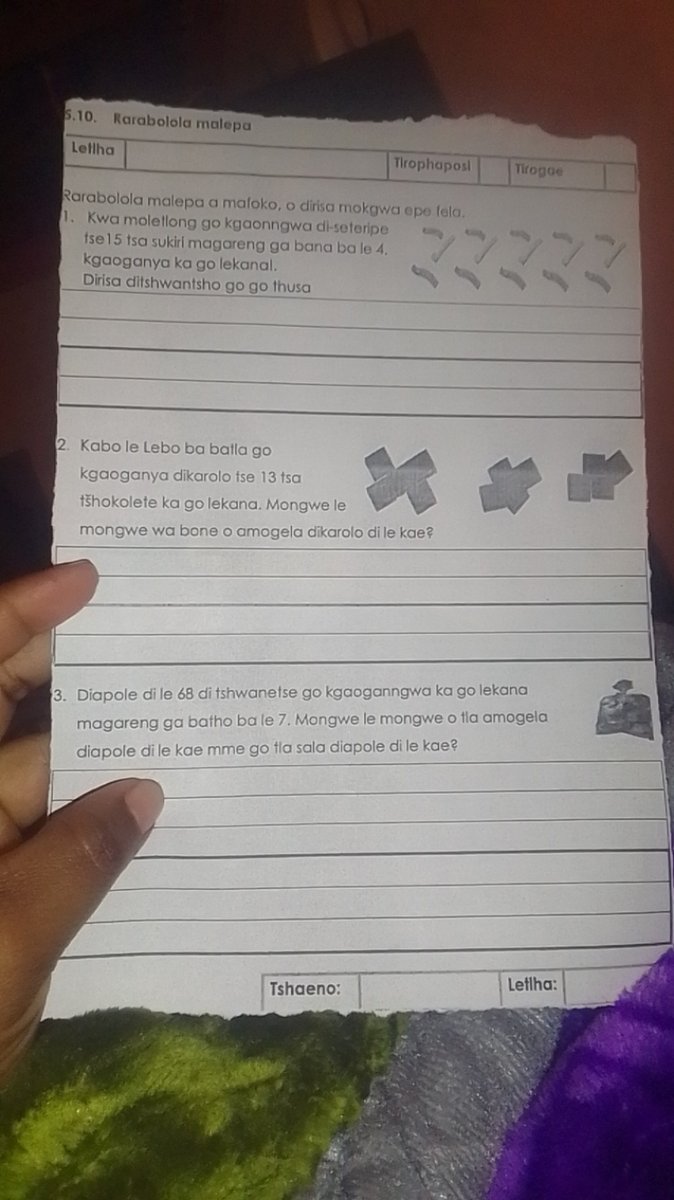 5.10. Solve the following problems. Use any method. At a party, 15 strip..