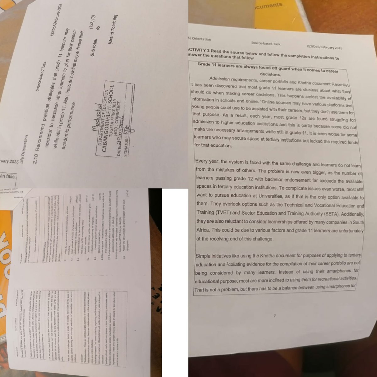 Life Orientation Source-based Task ACTIVITY 2 Read the source below and