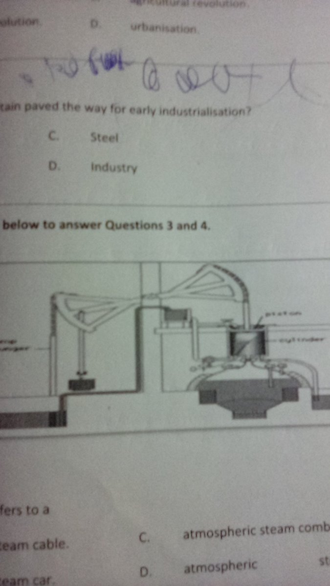Who invented the machine shown in the diagram? | Filo