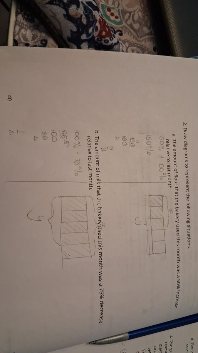 Draw diagrams to represent the following situations. a. The amount of flo..