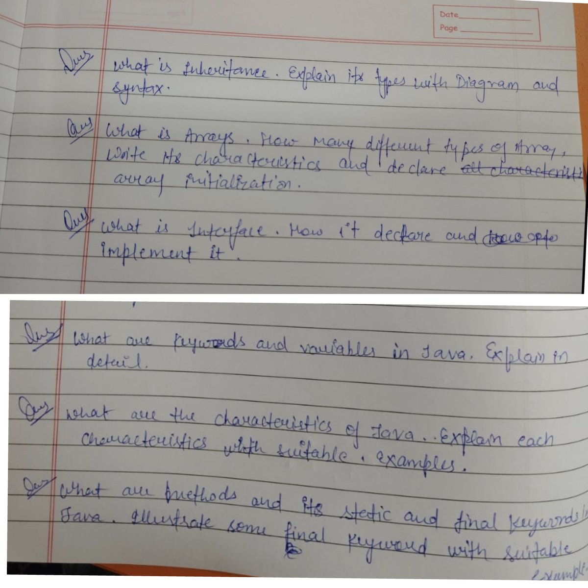 What is Inheritance? Explain its types with a diagram and syntax. What ar..