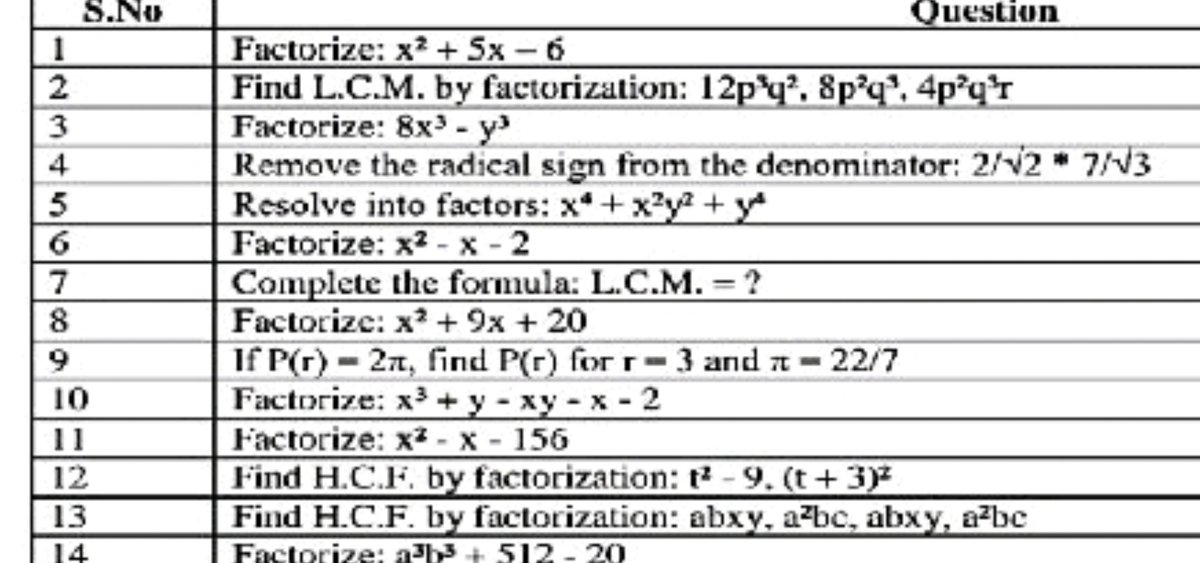 Here are 14 math problems. Please provide step-by-step solutions for each..