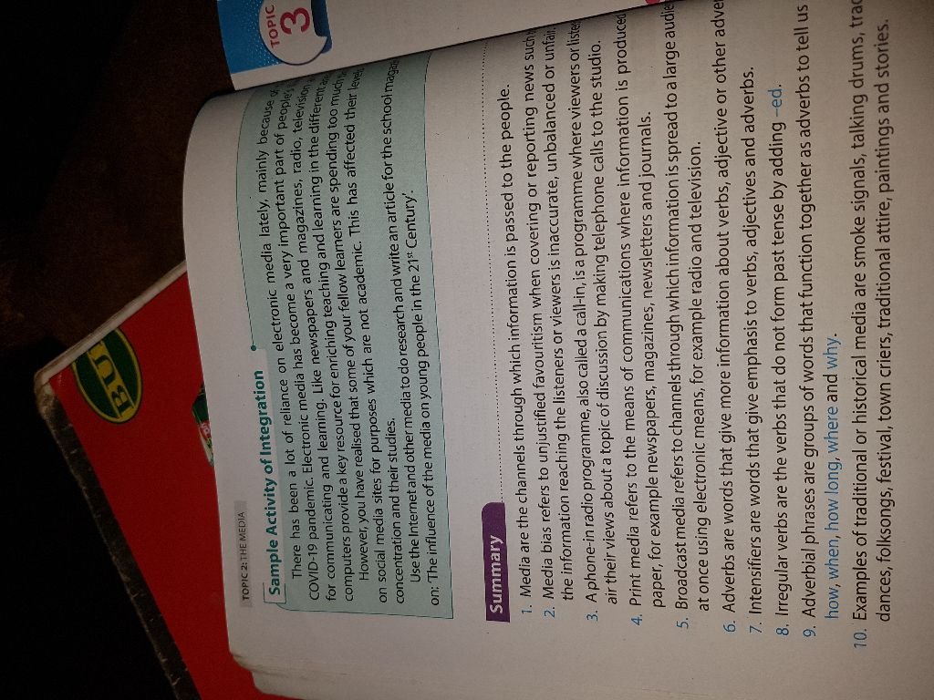 Use the Internet and other media to do research and write an article for