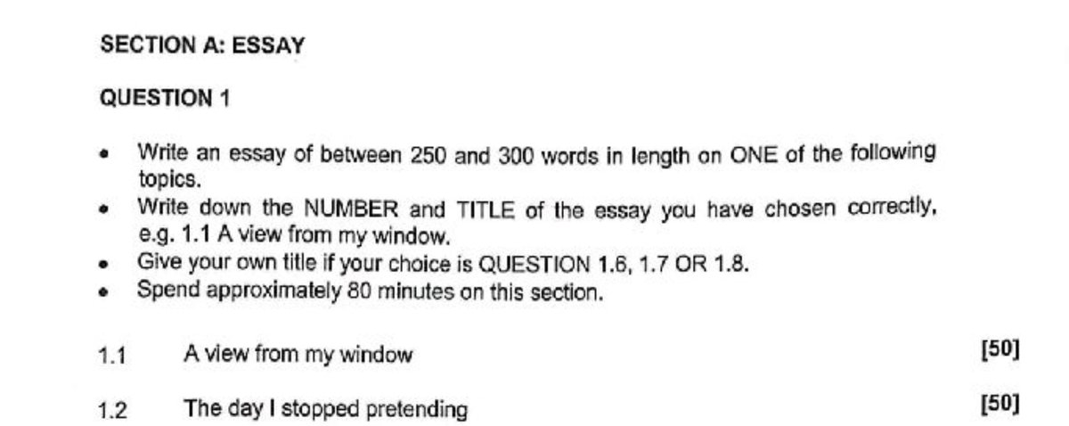 Write an essay of between 250 and 300 words in length on the topic "The d..